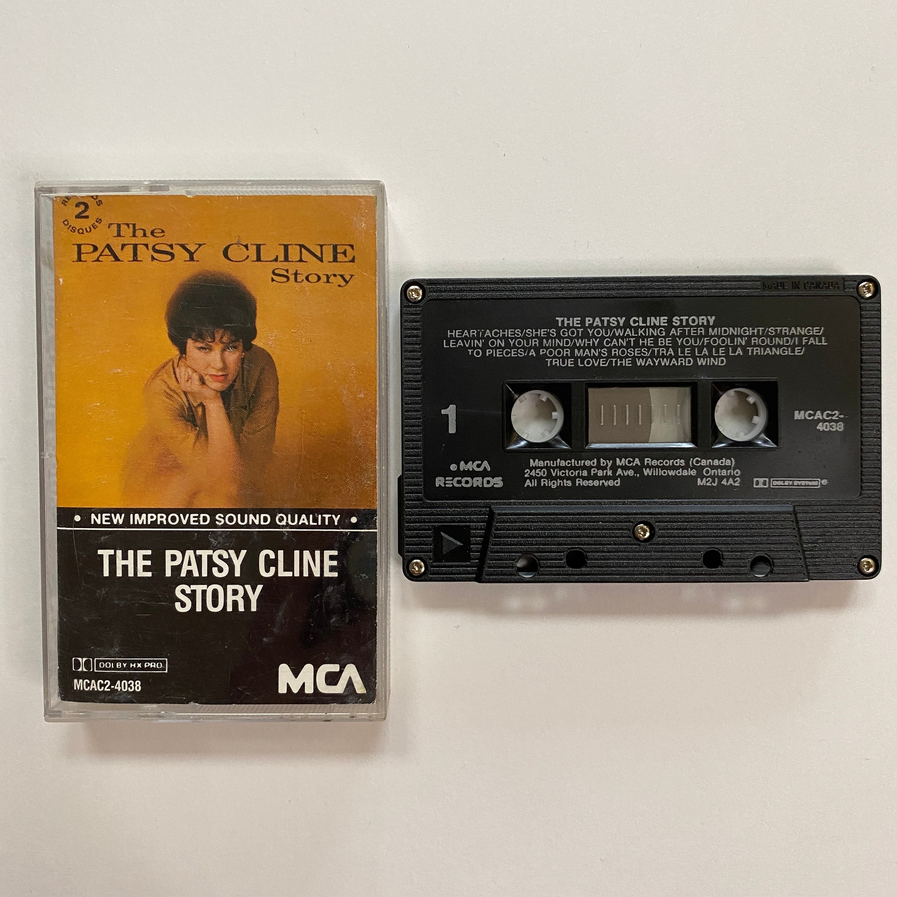 The Patsy Cline Story Cassette Tape Classic Honky Tonk Country Music ...