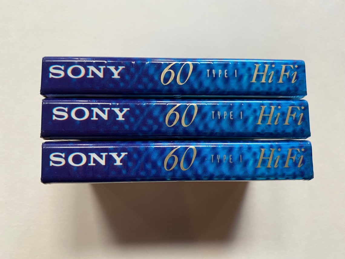 Sony Hi Fi 60 Normal Bias Blank Cassette Tapes for Recording Audio - Etsy