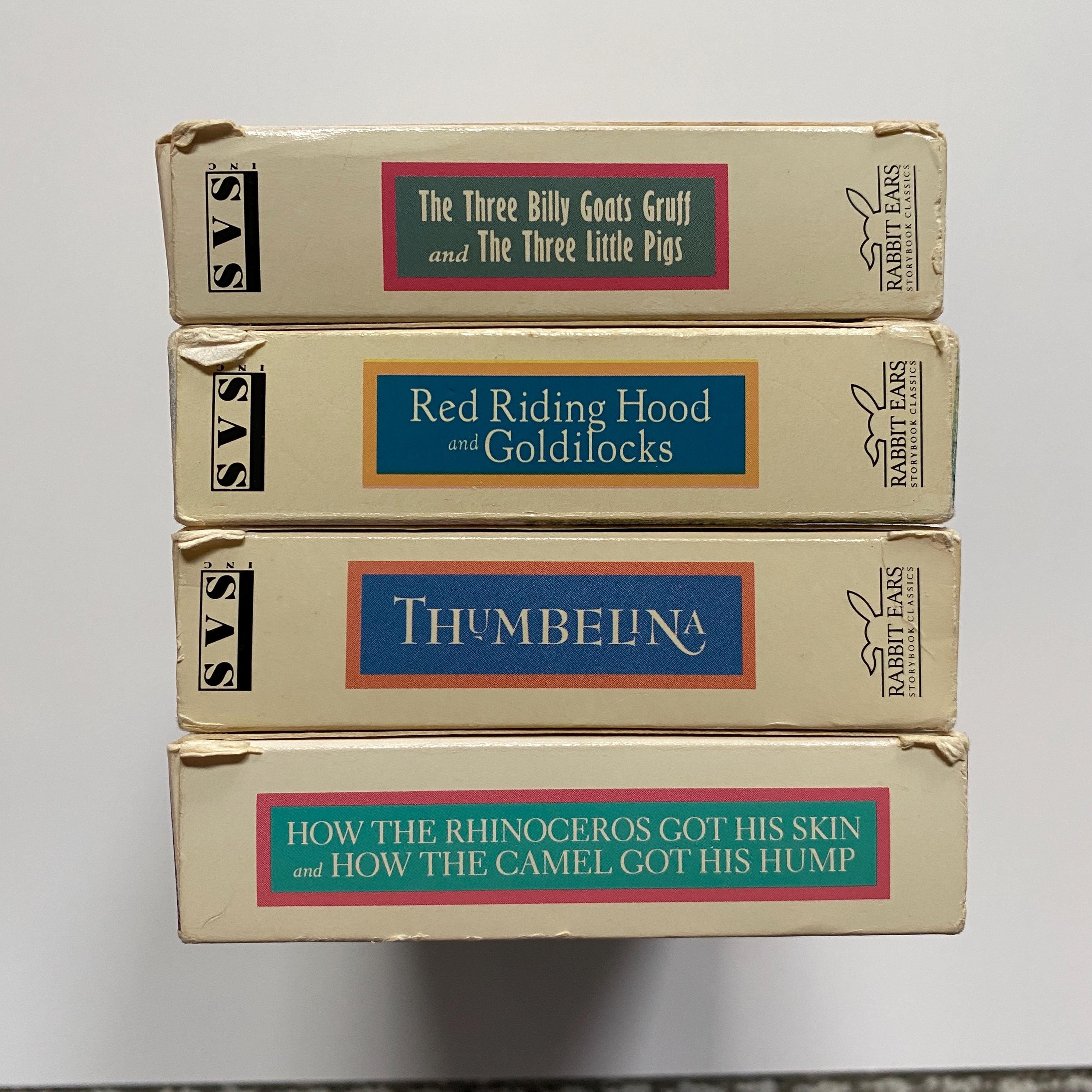 Rabbit Ears Storybook Classics VHS LOT With Famous Narrations - Etsy