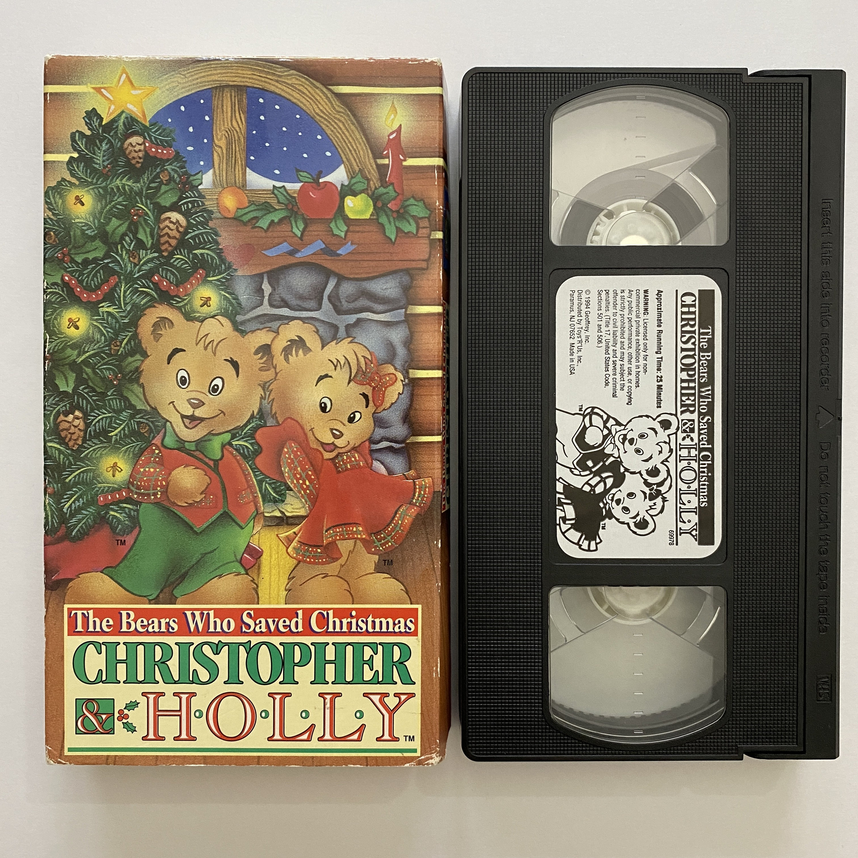 The Bears Who Saved Christmas VHS 1994 Toys R Us Movie Christopher and ...