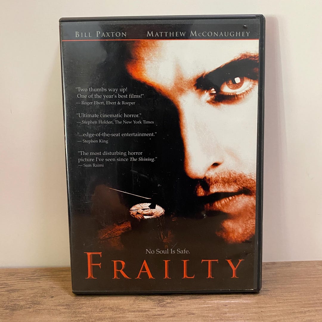 Frailty DVD Film Spiritual Thriller Horror Movie 2001 - Etsy