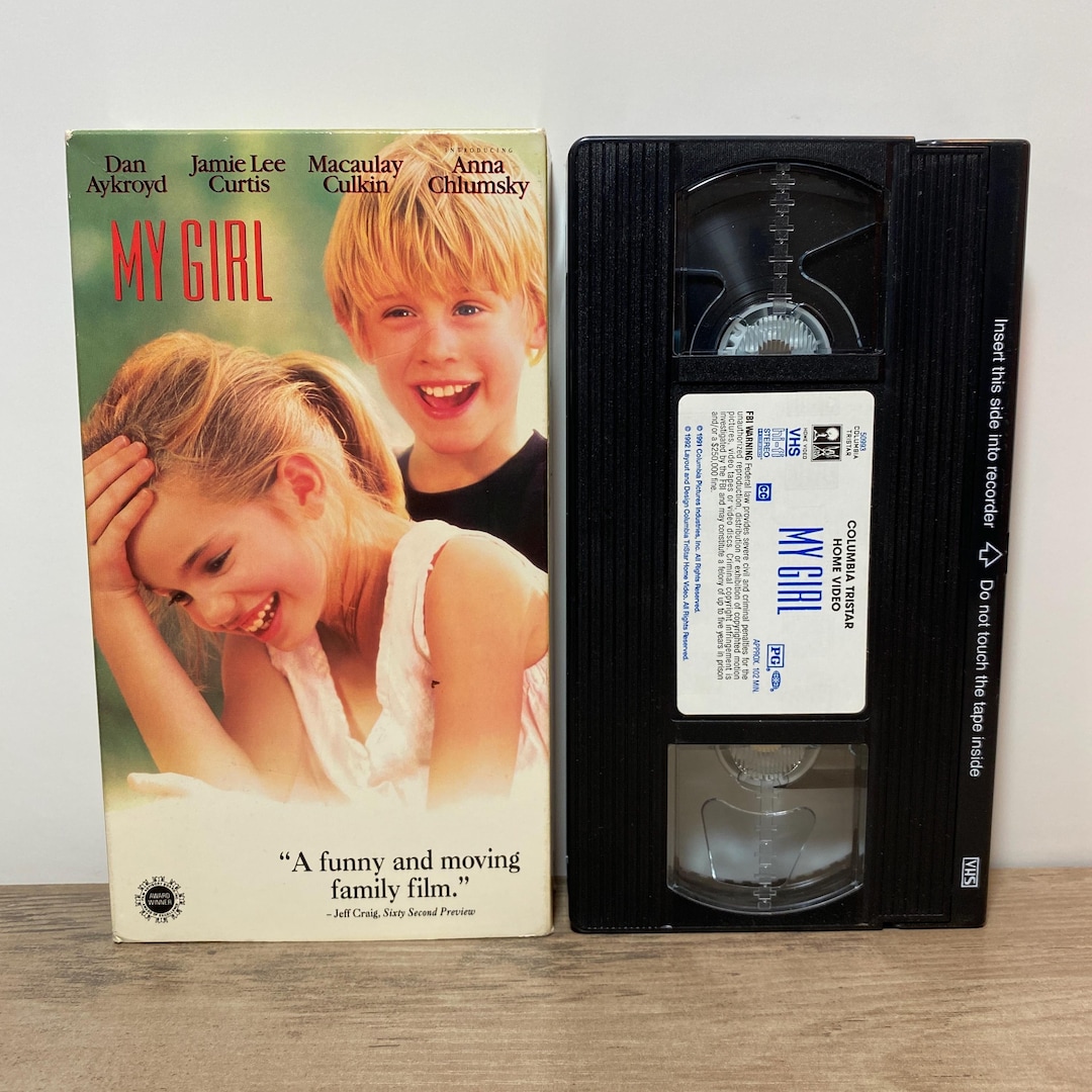 My Girl VHS Video Movie 1991 Coming of Age Comedy Drama Film - Etsy