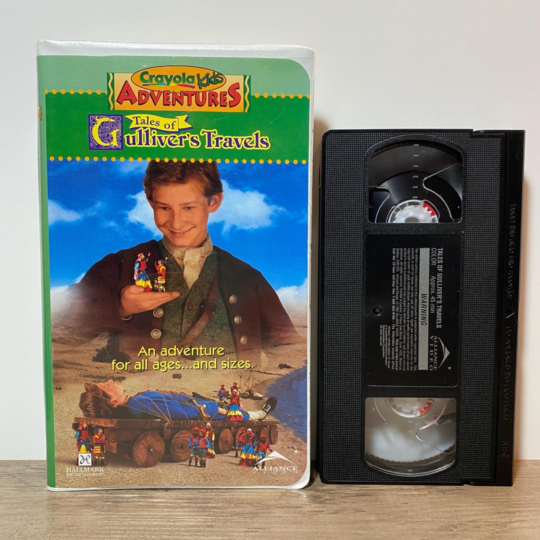 Tales of Gulliver's Travels VHS Video Movie Crayola Kids Adventures ...
