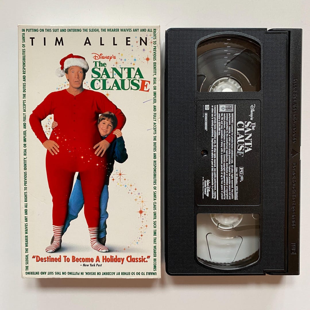 The Santa Clause VHS Christmas Movie Comedy Film 1994 - Etsy