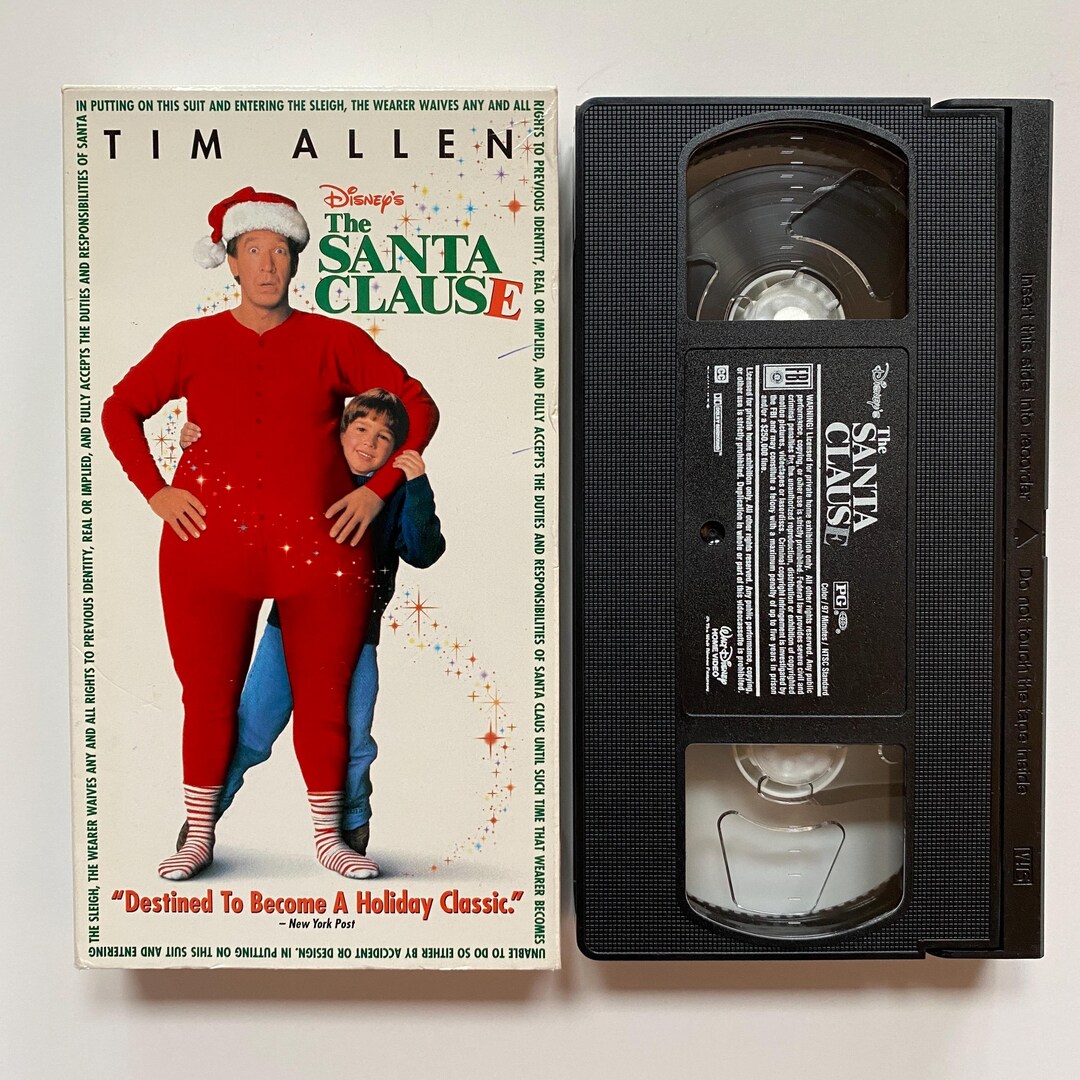 The Santa Clause VHS Christmas Movie Comedy Film 1994 Etsy