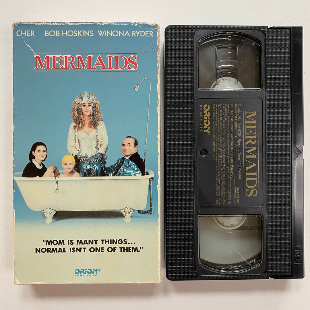 Mermaids VHS Video Starring Cher Winona Ryder and Christina Ricci Comedy Drama - Etsy