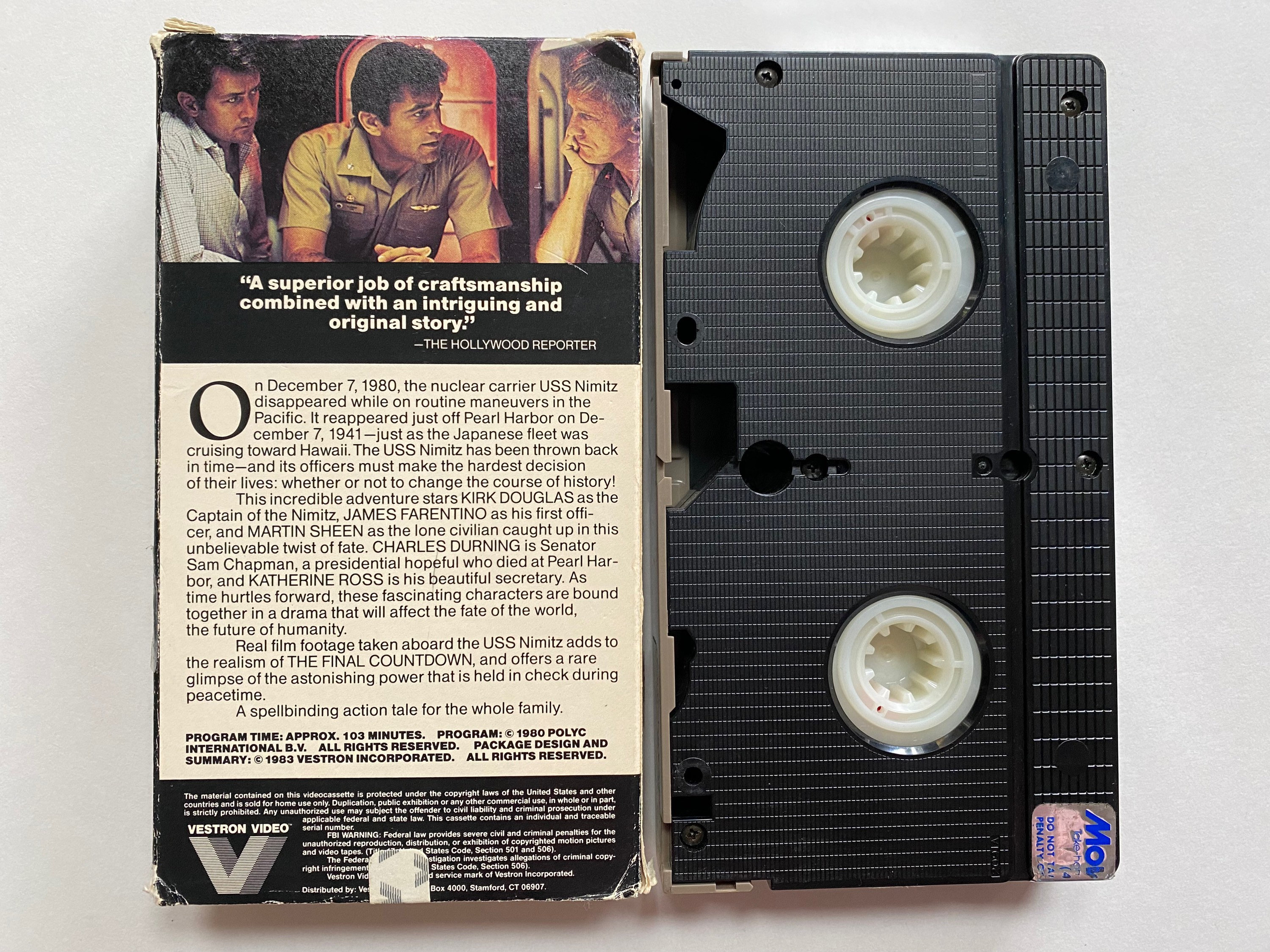The Final Countdown VHS Video Film 1980s Science Fiction War - Etsy ...