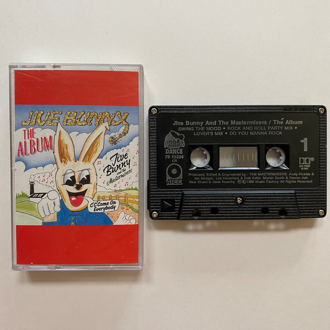 Jive Bunny and the Mixmasters the Album Cassette Tape 1989 - Etsy
