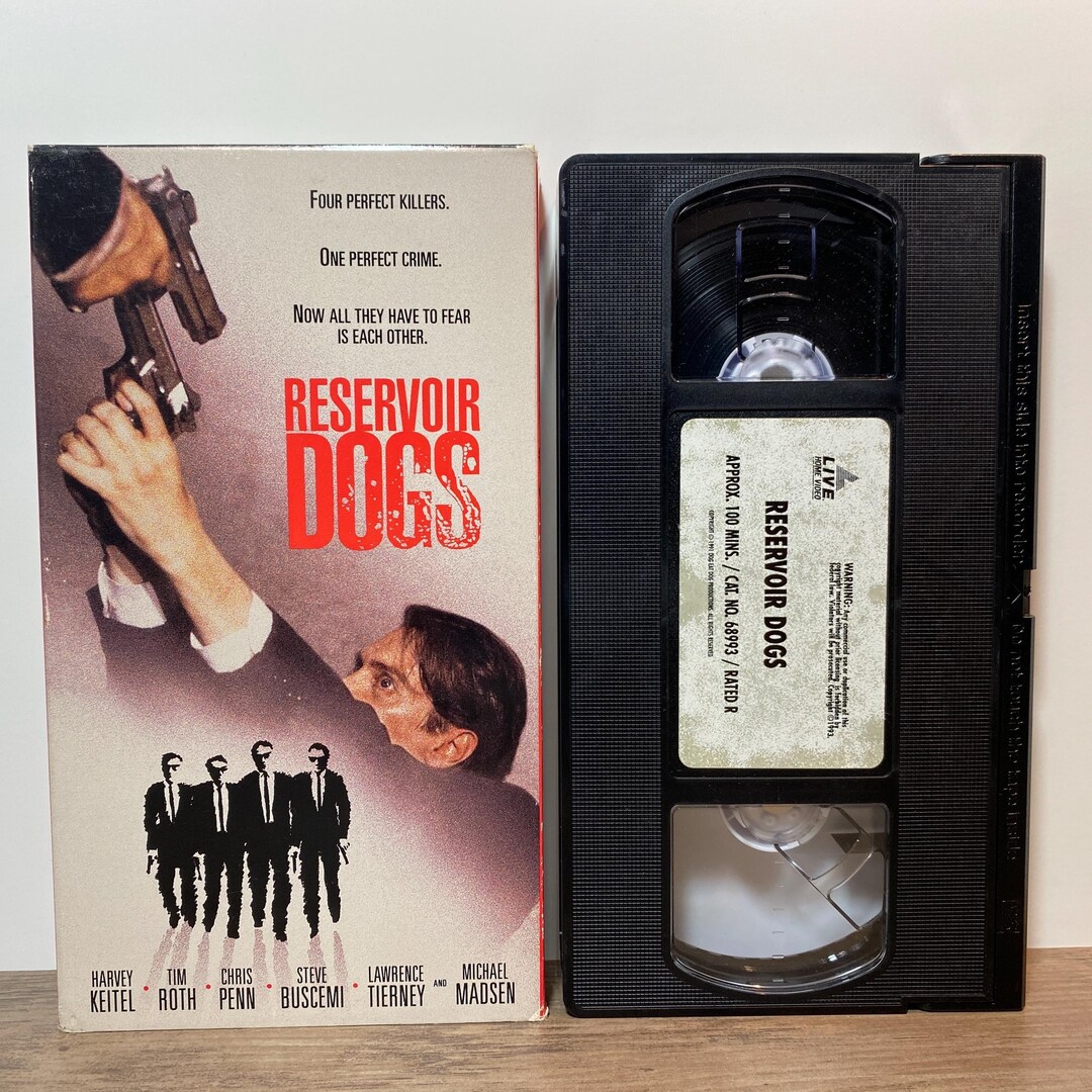 Reservoir Dogs VHS Video 1992 American Gangster Crime Drama Movie ...