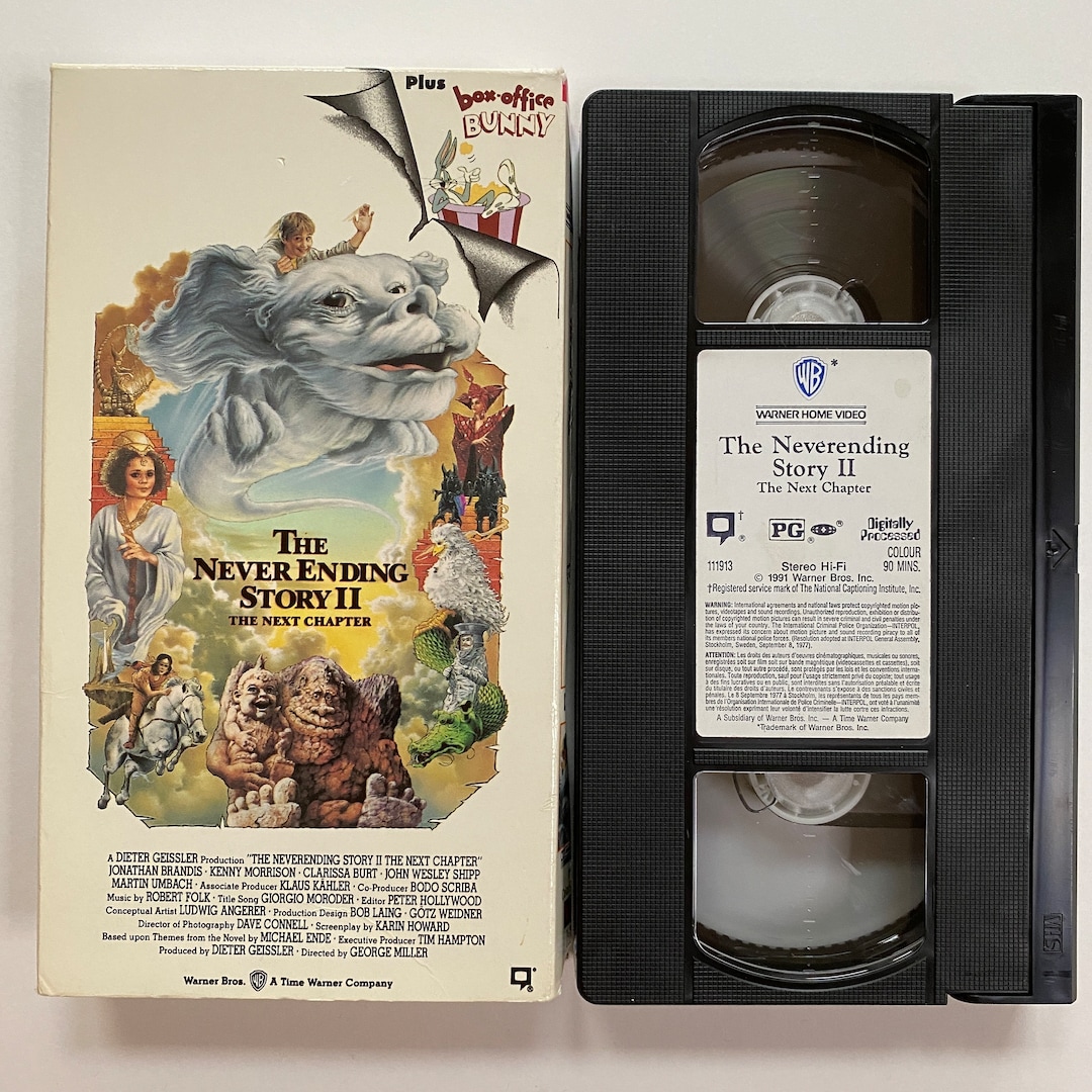 The Neverending Story 2 the New Chapter VHS Video Movie 1990 Fantasy ...