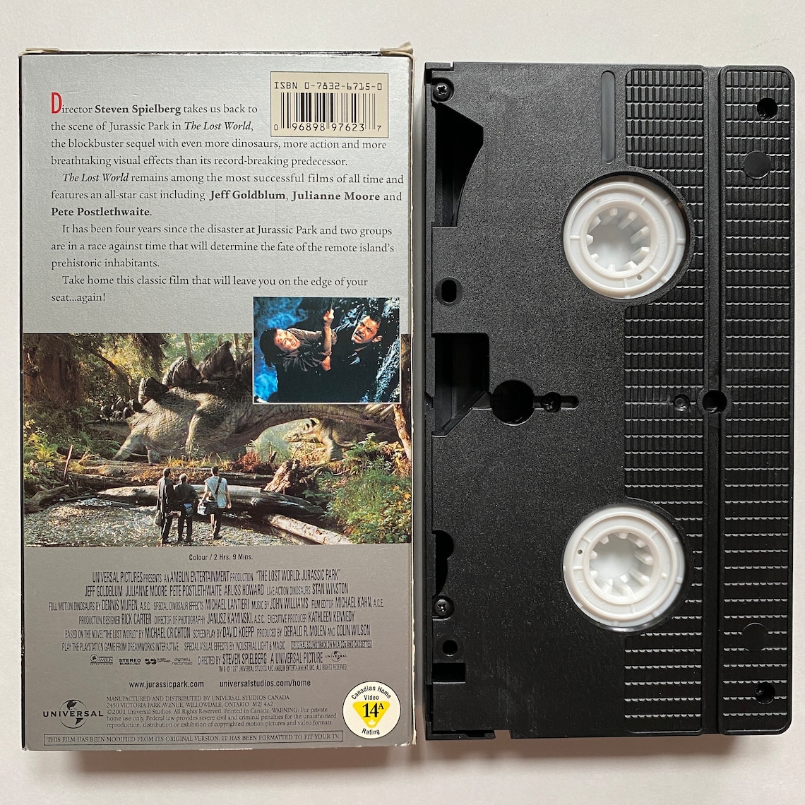 Jurassic Park the Lost World VHS Movie Film 2001 Action Thriller - Etsy