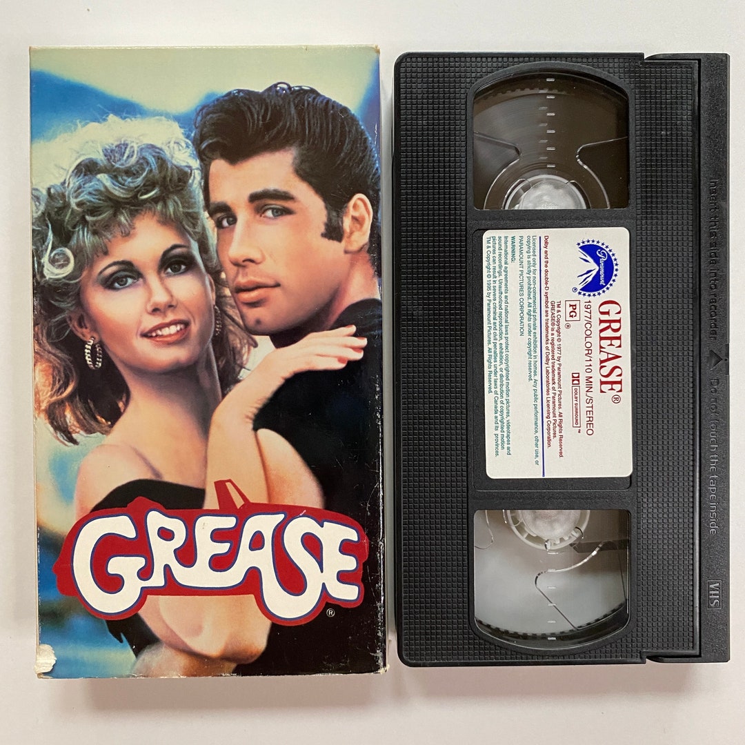 Grease VHS Movie Classic 1970s Musical Film - Etsy