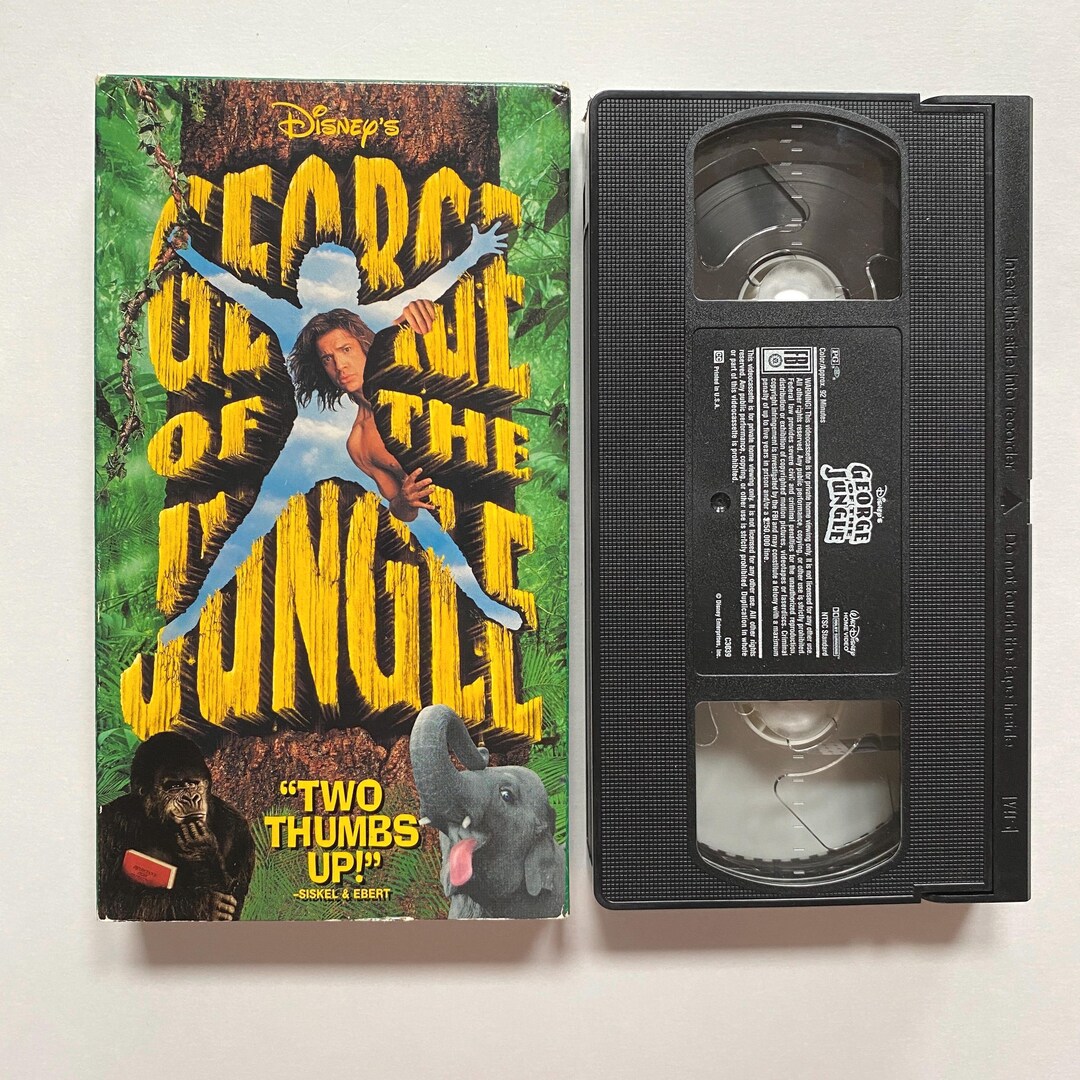 George of the Jungle VHS Video Kids Movie 1997 - Etsy