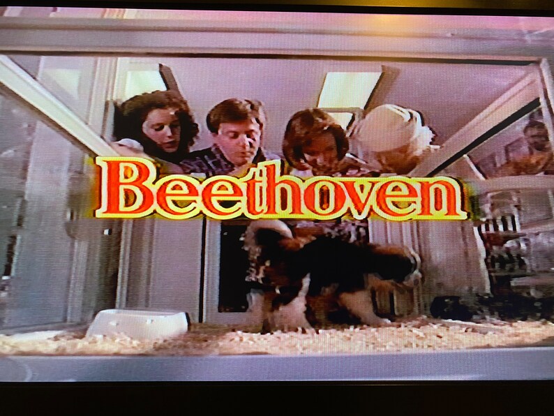 Beethoven VHS Video 1992 Film Comedy Family Movie - Etsy