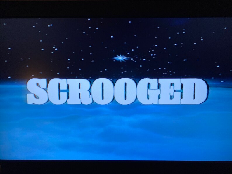 Scrooged 1988 VHS Video Christmas Comedy Film Bill Murray - Etsy