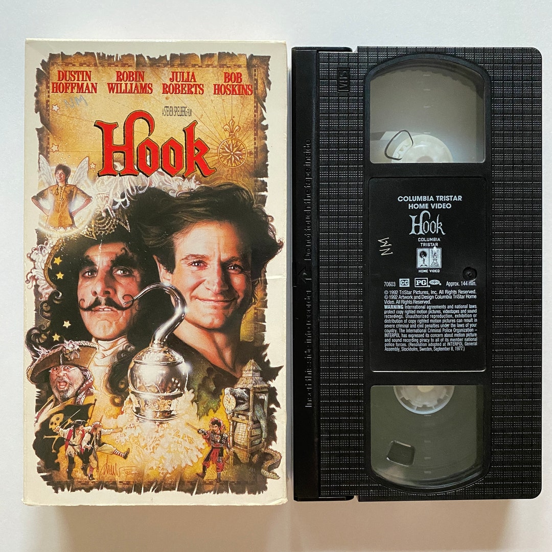 Hook VHS Video Movie 1991 Comedy Drama Film Starring Robin Williams - Etsy