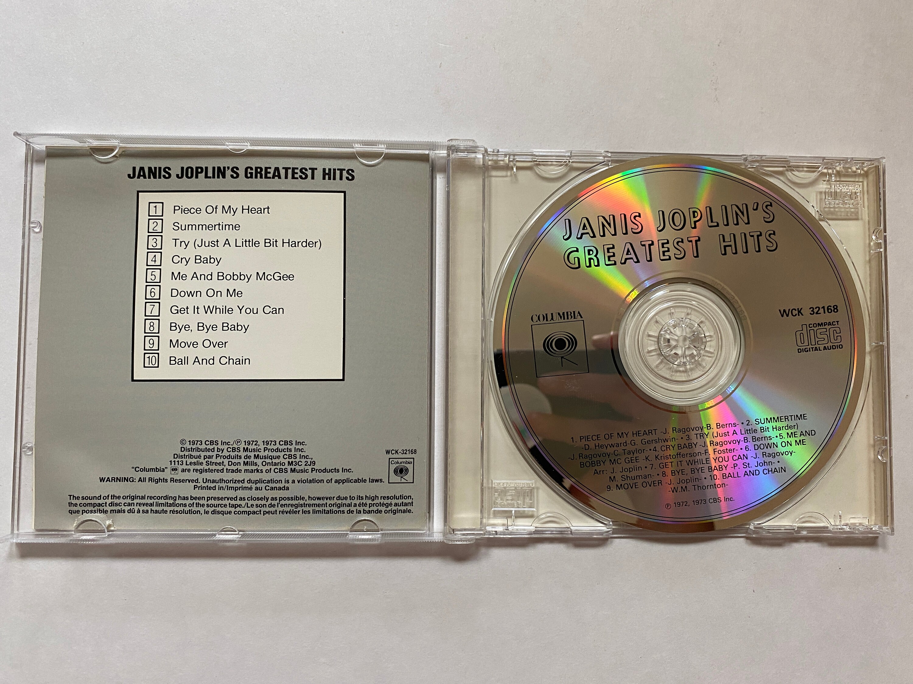 Janis Joplins Greatest Hits Cd Etsy 5261