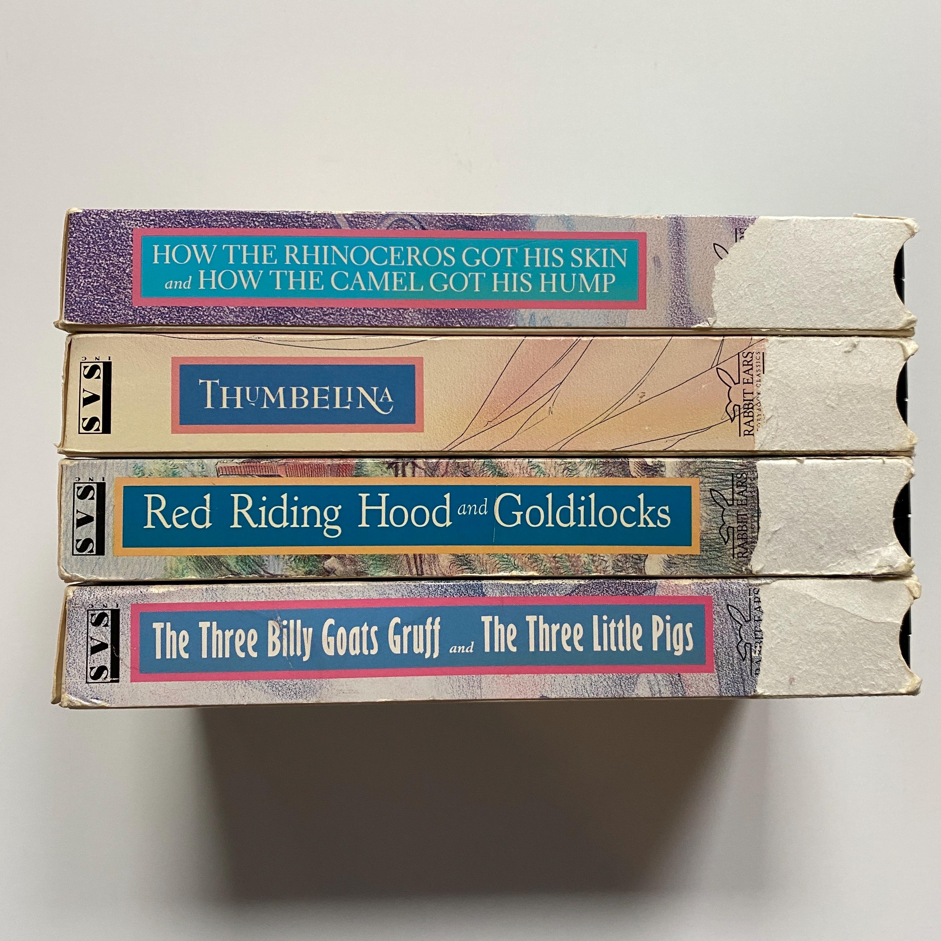 Rabbit Ears Storybook Classics VHS LOT With Famous Narrations - Etsy