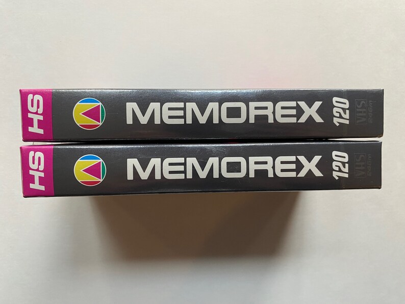 Memorex HS 120 Blank VHS Video Cassette for Recording Video High ...