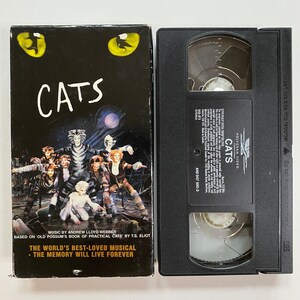 Cats The Musical Vhs Movie 1981 Andrew Lloyd Webber Etsy