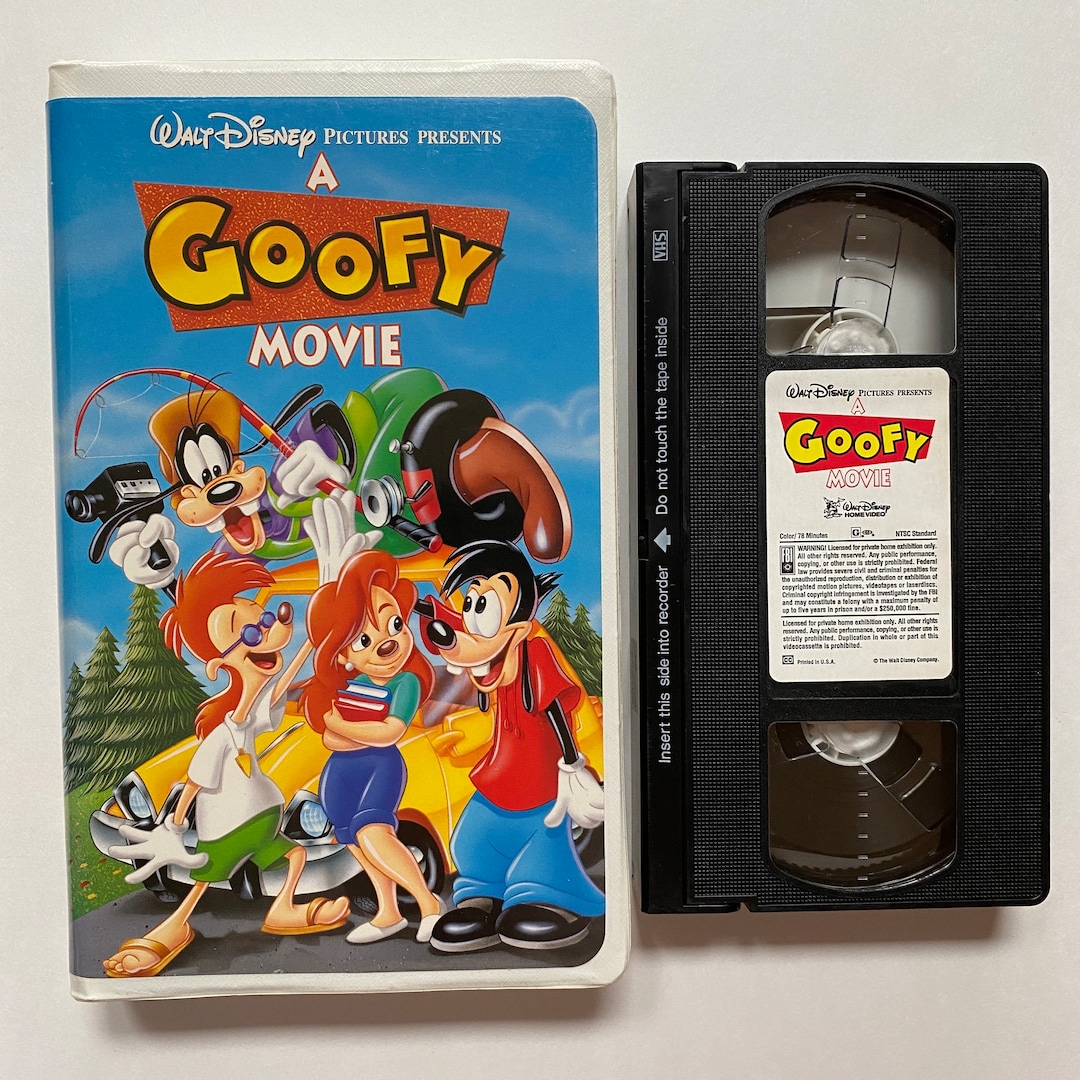 1995 A Goofy Movie VHS Classic Animated Disney Film Kids Movie - Etsy