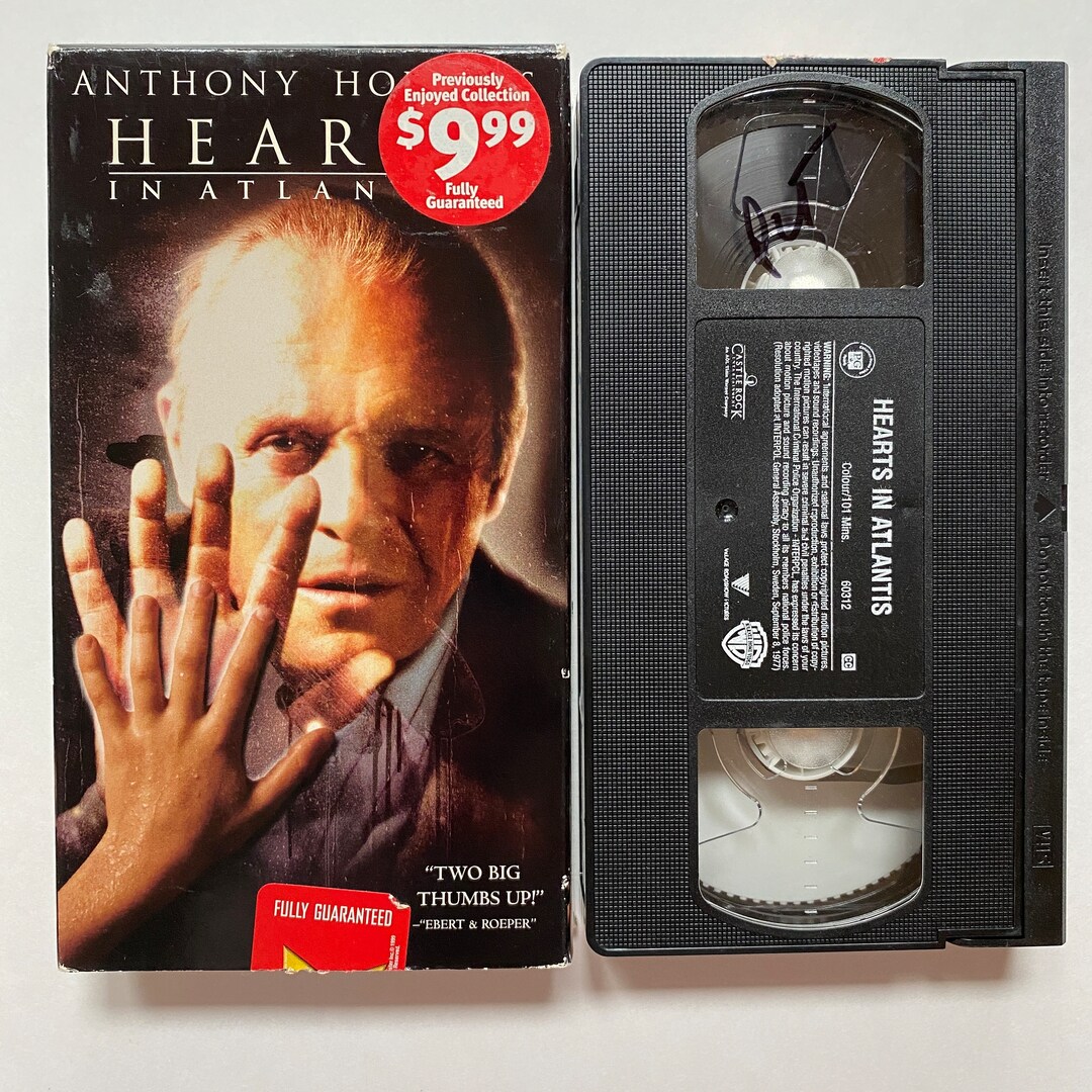 2001 Hearts in Atlantis VHS Psychological Drama Film Movie Anthony ...