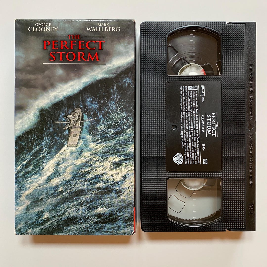 The Perfect Storm VHS 2000 Action Adventure Nature Thriller Mark ...