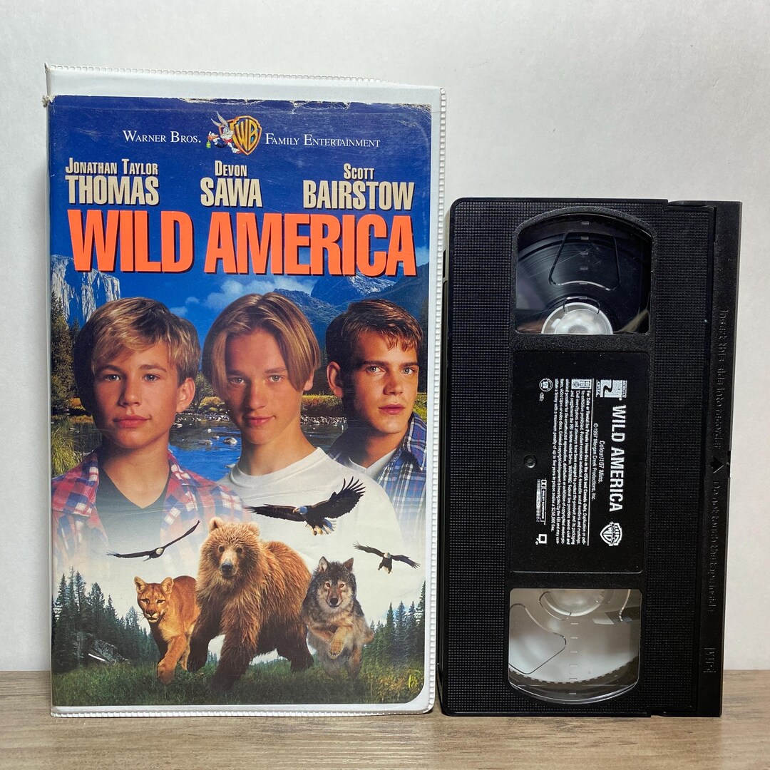 Wild America VHS Adventure Family Film 1997 Jonathan Taylor Thomas and ...