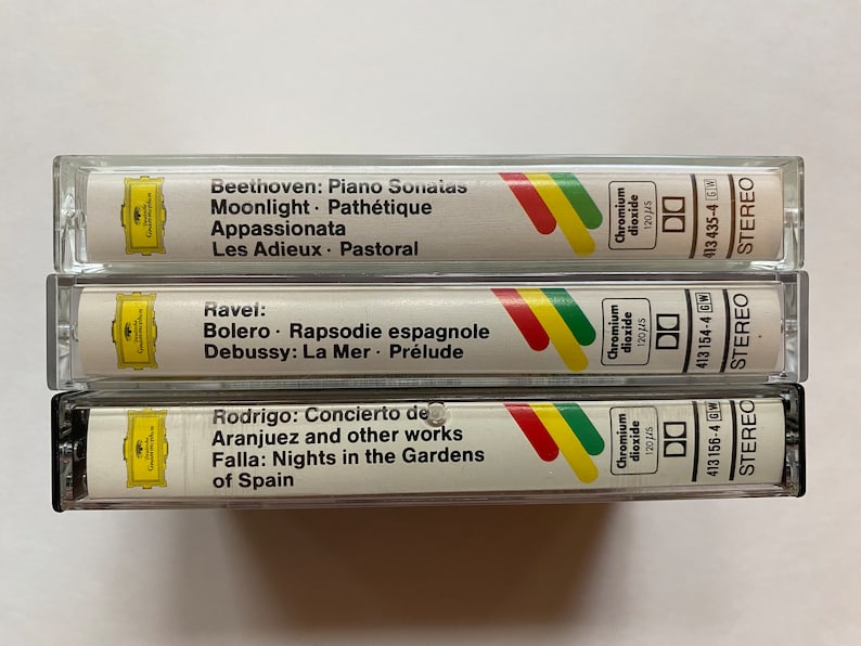 Walkman Classics Cassette Tapes With Ravel Debussy Beethoven Rodrigo ...