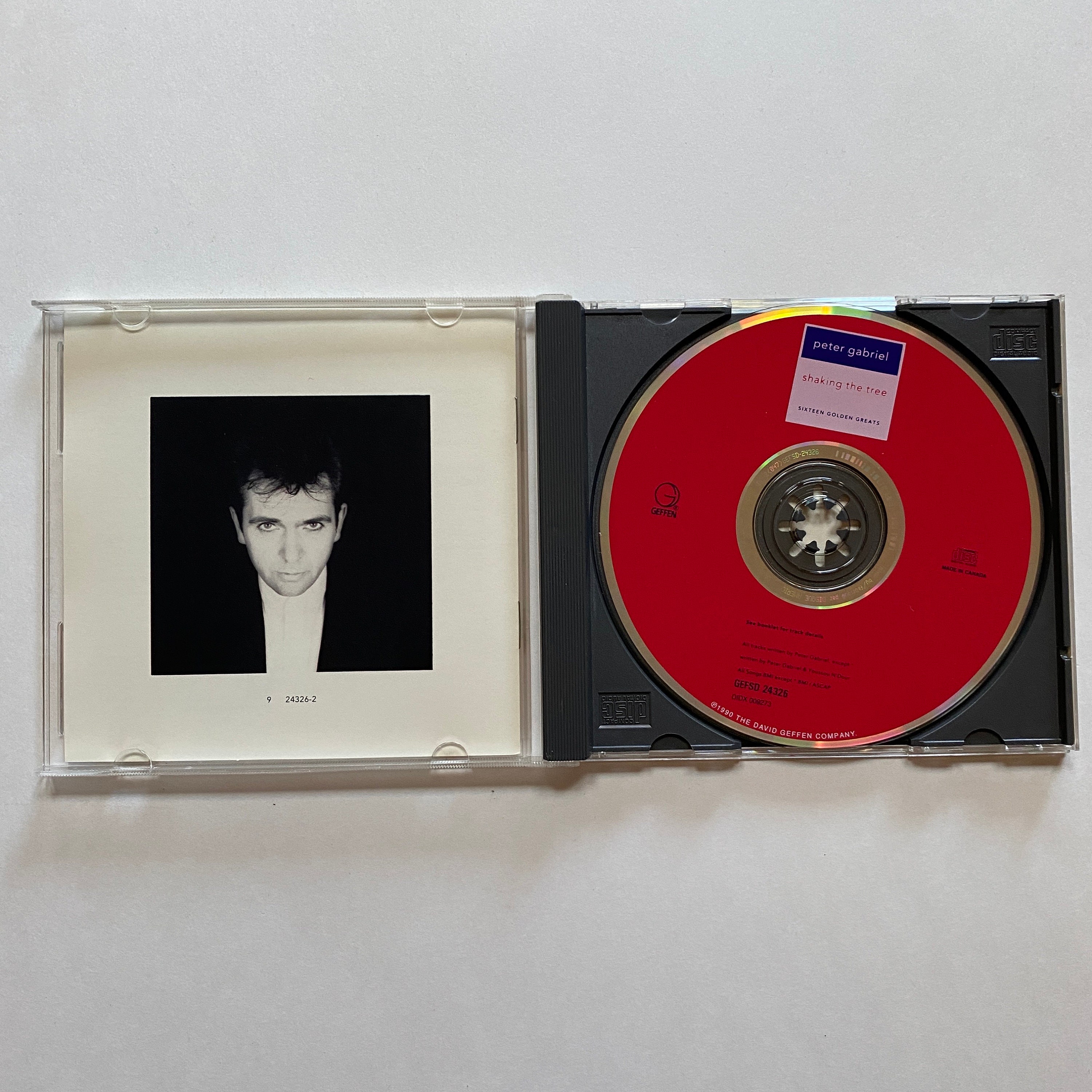 Peter Gabriel Shaking the Tree CD Sixteen Golden Greats 1990 Prog Alt ...