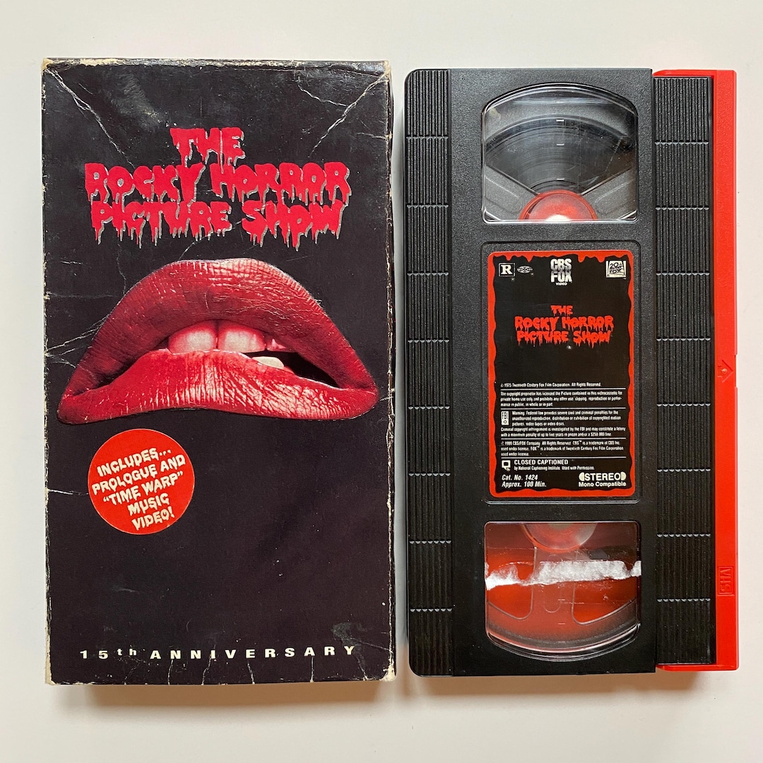The Rocky Horror Picture Show VHS Video 1990 15th Anniversary Cult ...