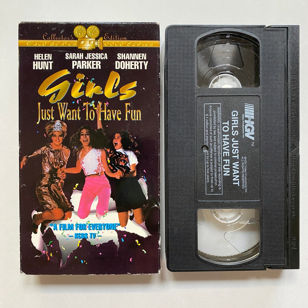 Girls Just Want to Have Fun VHS Video Starring Helen Hunt Sarah Jessica ...