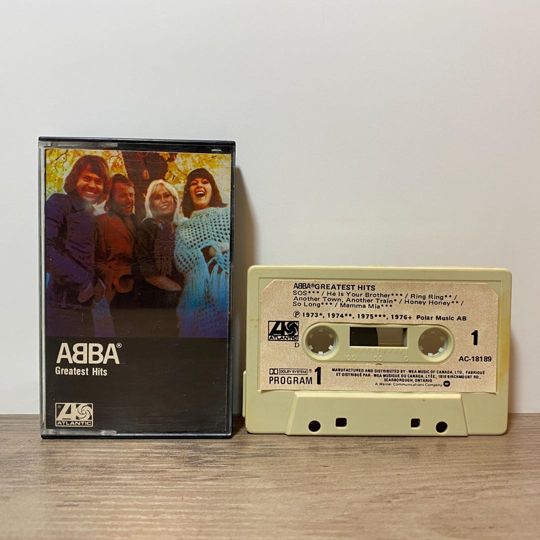 Abba Greatest Hits Cassette Tape Disco Dance Classics - Etsy