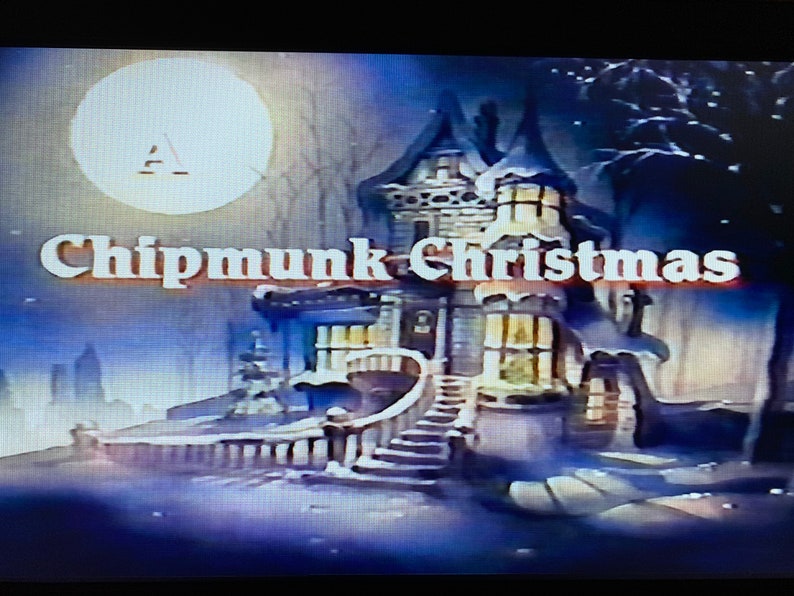 Chipmunk Christmas VHS the Chipmunk Library 1981 Kids Family Film - Etsy