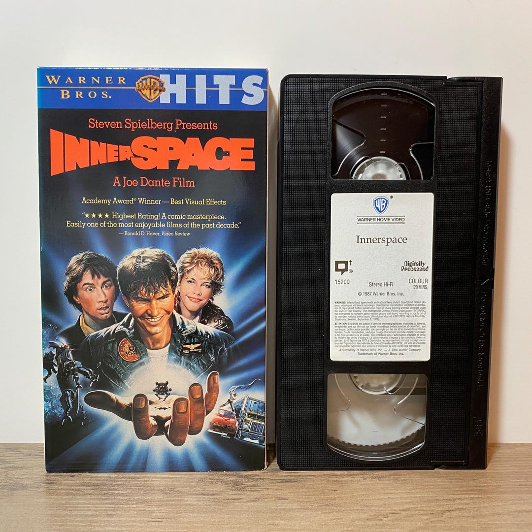 Inner Space VHS Video Sci Fi Comedy 1987 - Etsy