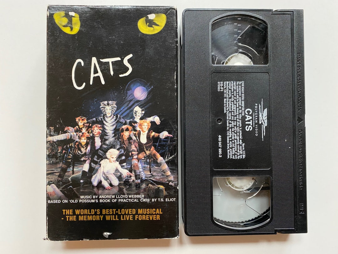 Cats the Musical VHS Movie 1981 Andrew Lloyd Webber - Etsy