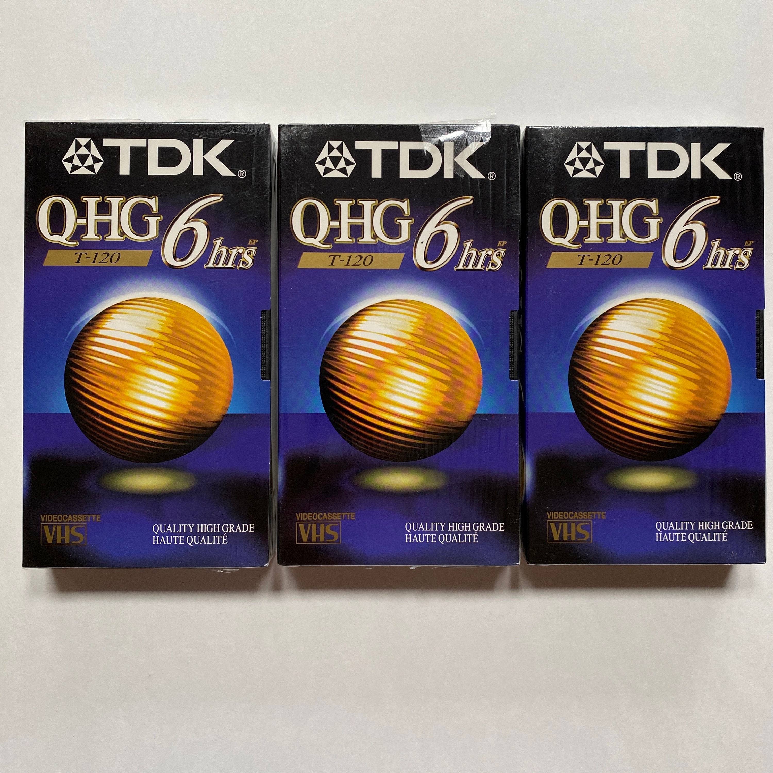 6 Hour Blank VHS for Recording High Quality Video TDK Q-HG T-120 - Etsy