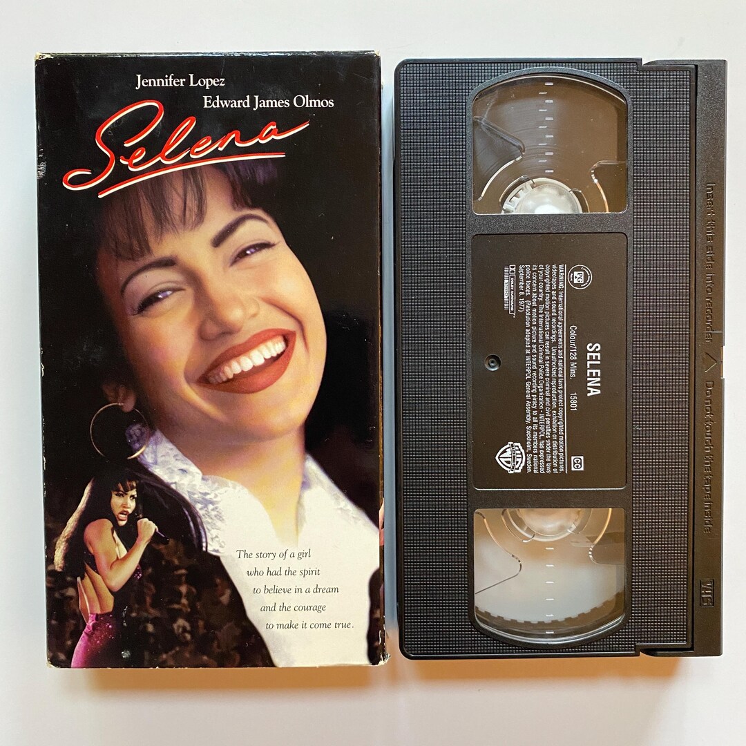 Selena VHS 1998 Music Drama Film Movie Jennifer Lopez - Etsy
