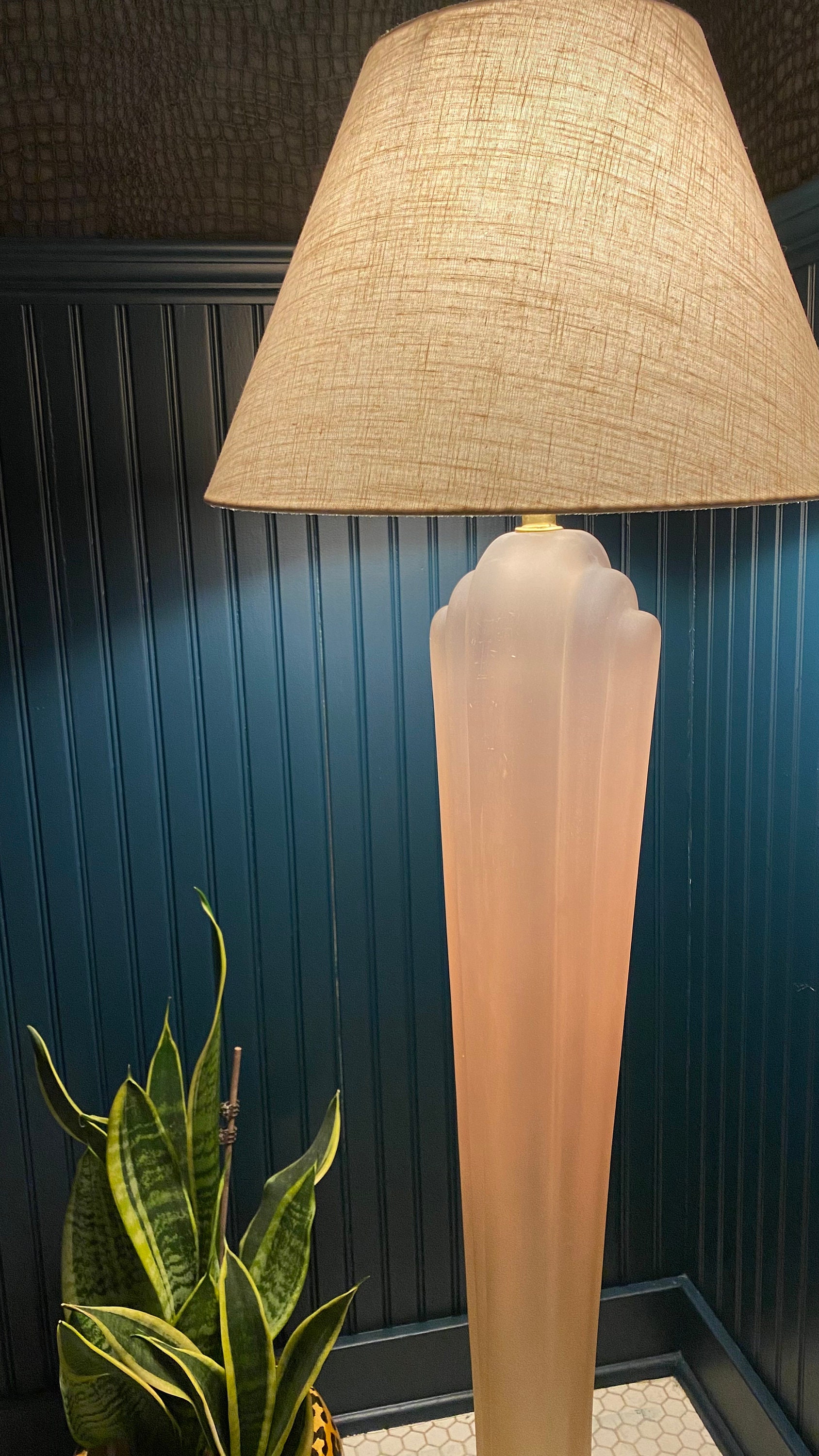 Pink Art Deco Paolo Gucci Floor Lamp - Etsy