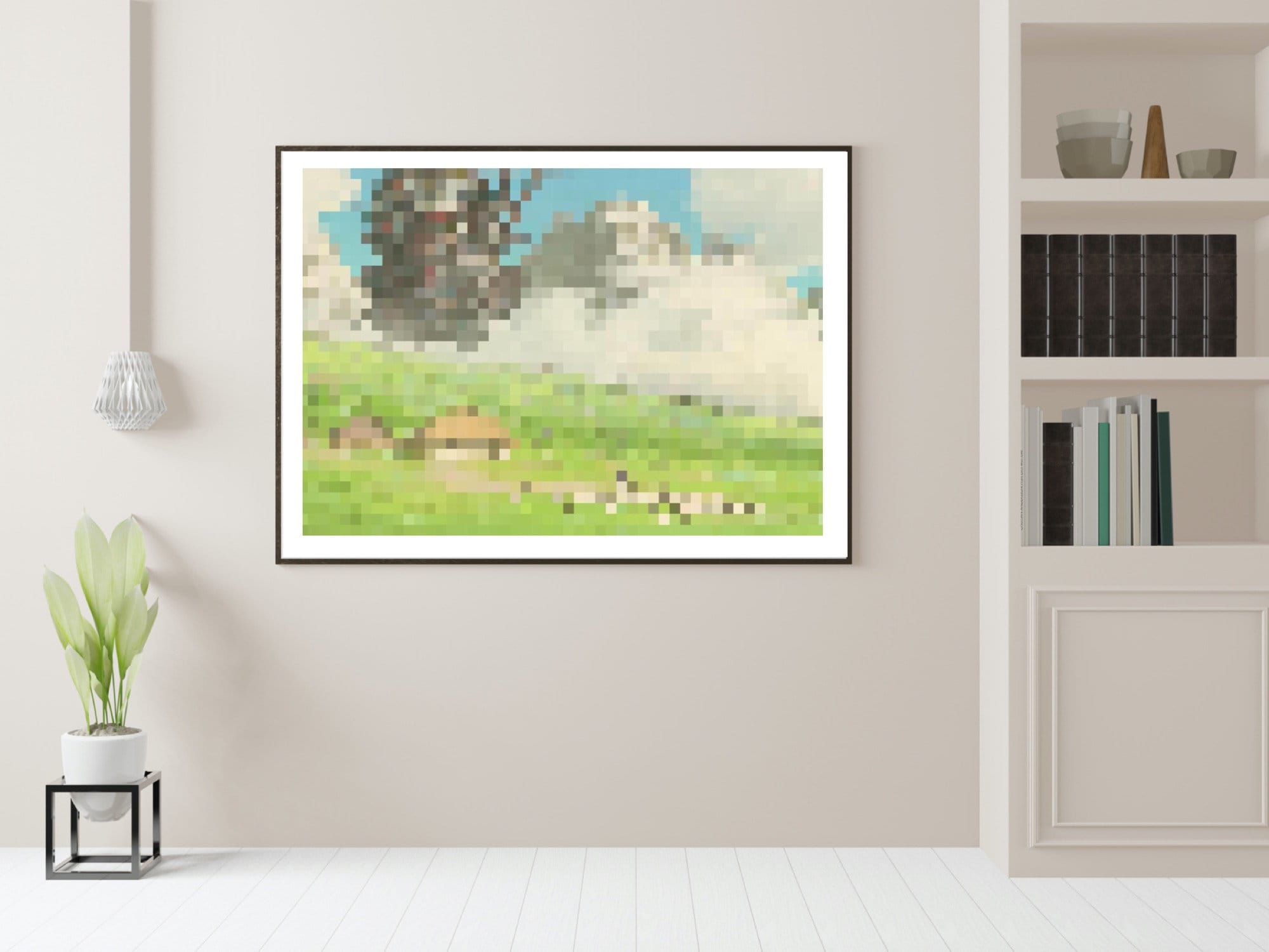 DIGITAL | Minimalist Pixel Art Print Inspired by Howl's Moving Castle ...