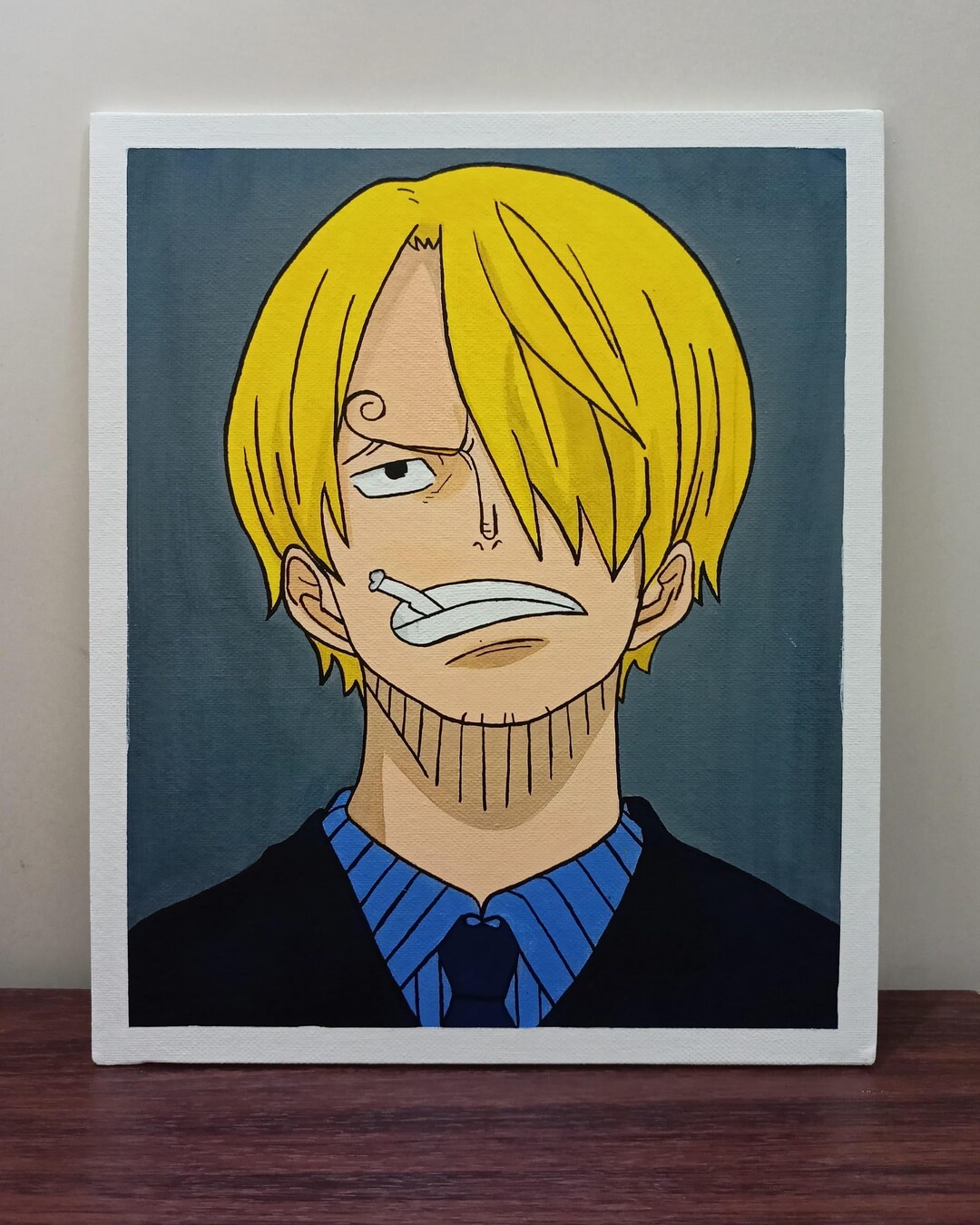 Sanji Acrylic Painting || One Piece - Etsy