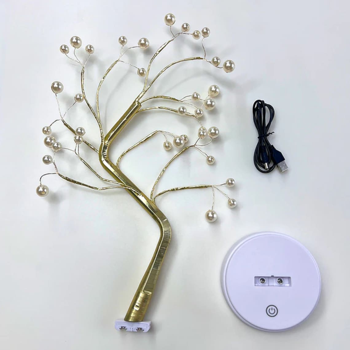 Tabletop Tree Lamp, Decorative LED Lights USB or AA Battery Powered for ...