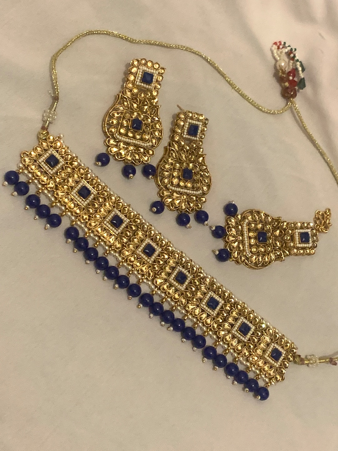 Indian Pakistani Choker Necklace Set - Etsy