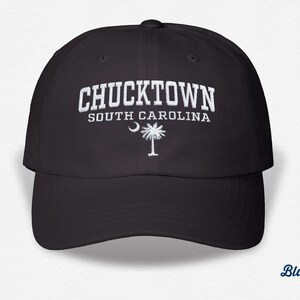 Charleston Embroidered Dad Cap, Chucktown Adjustable Unisex Baseball ...