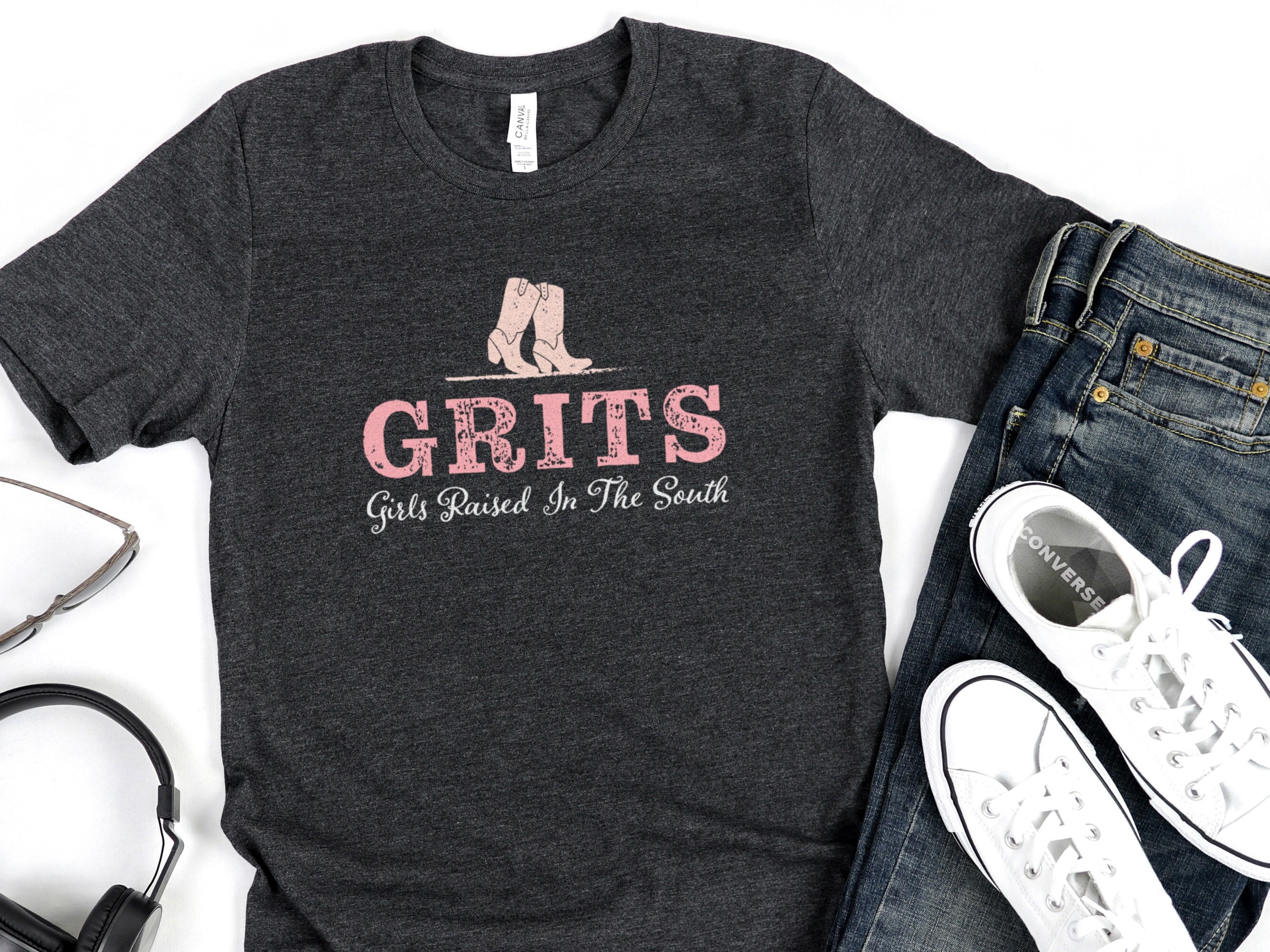 GRITS Girls Raised in the South Shirt, Unisex Funny Girl Shirt, Sassy ...