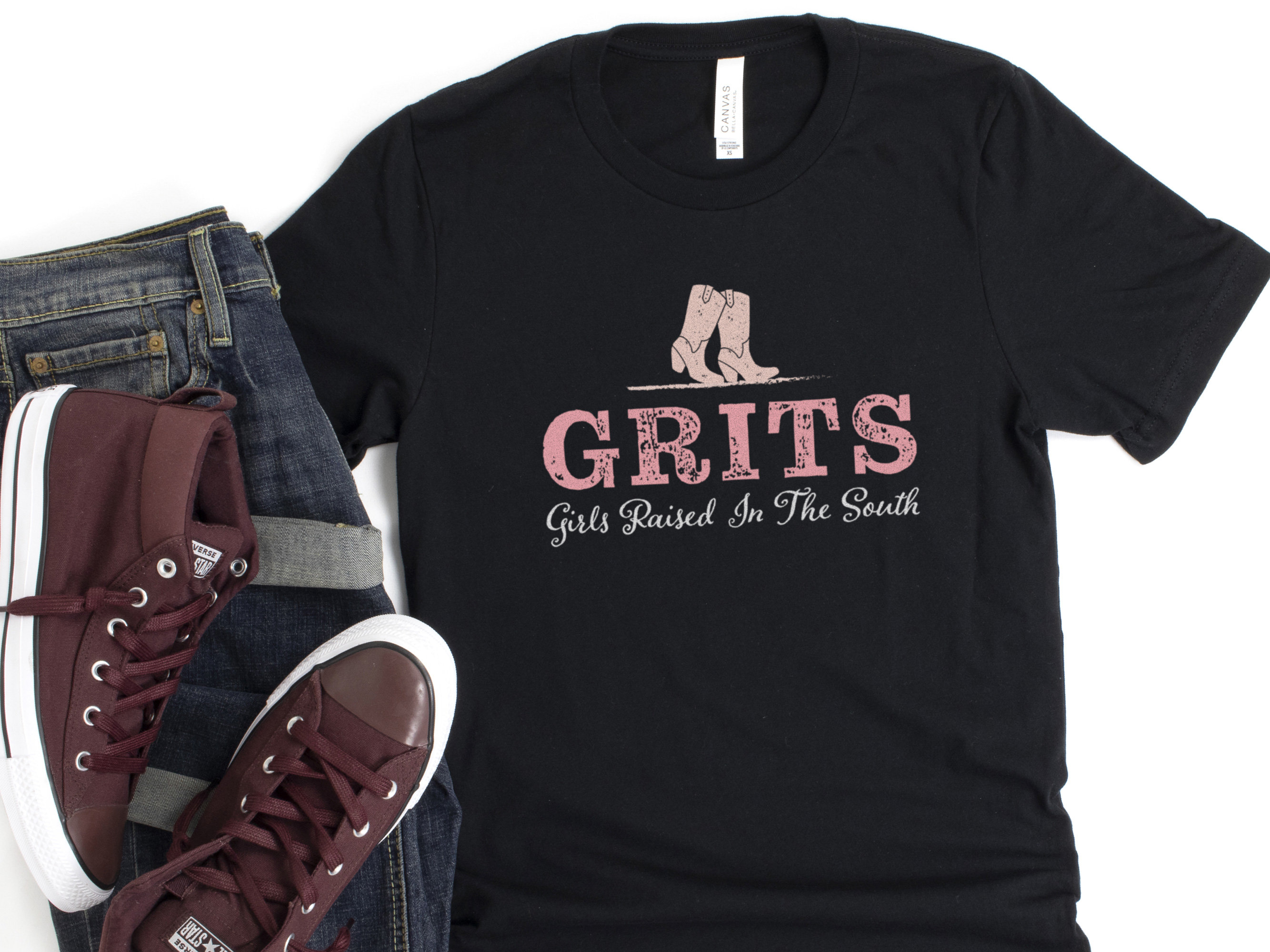 GRITS Girls Raised in the South Shirt, Unisex Funny Girl Shirt, Sassy ...