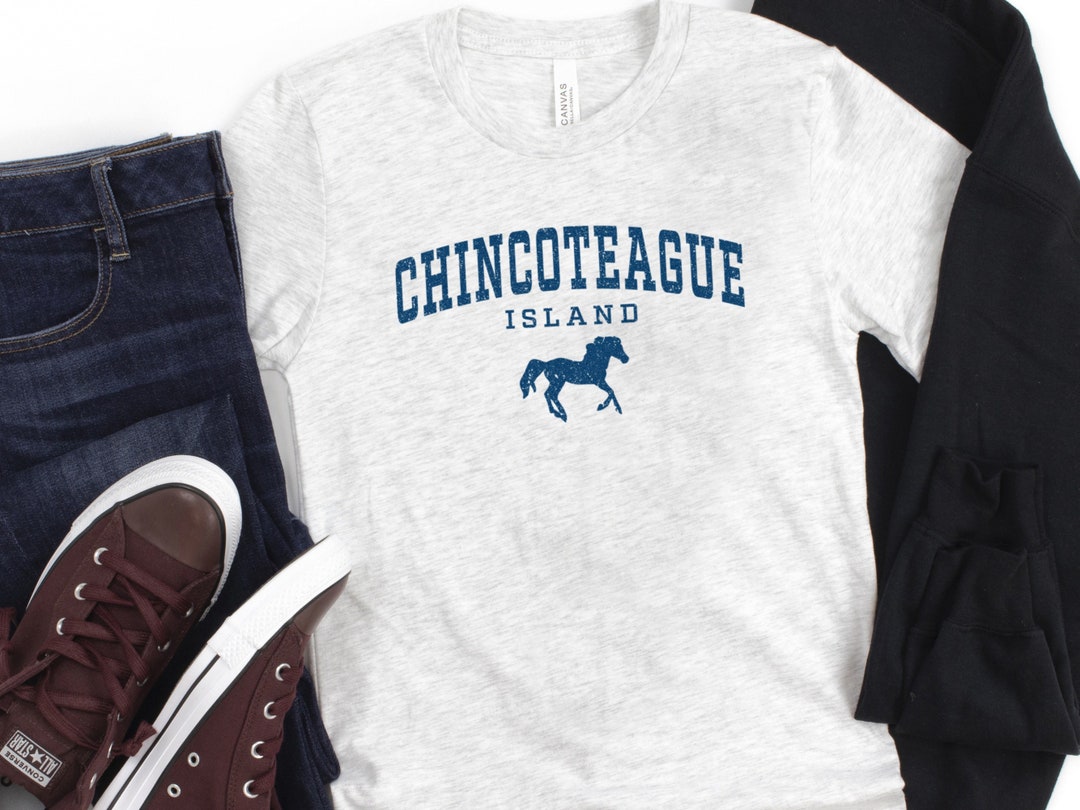 Chincoteague Island Shirt, Chincoteague Ponies Unisex Tshirt, Vacation ...