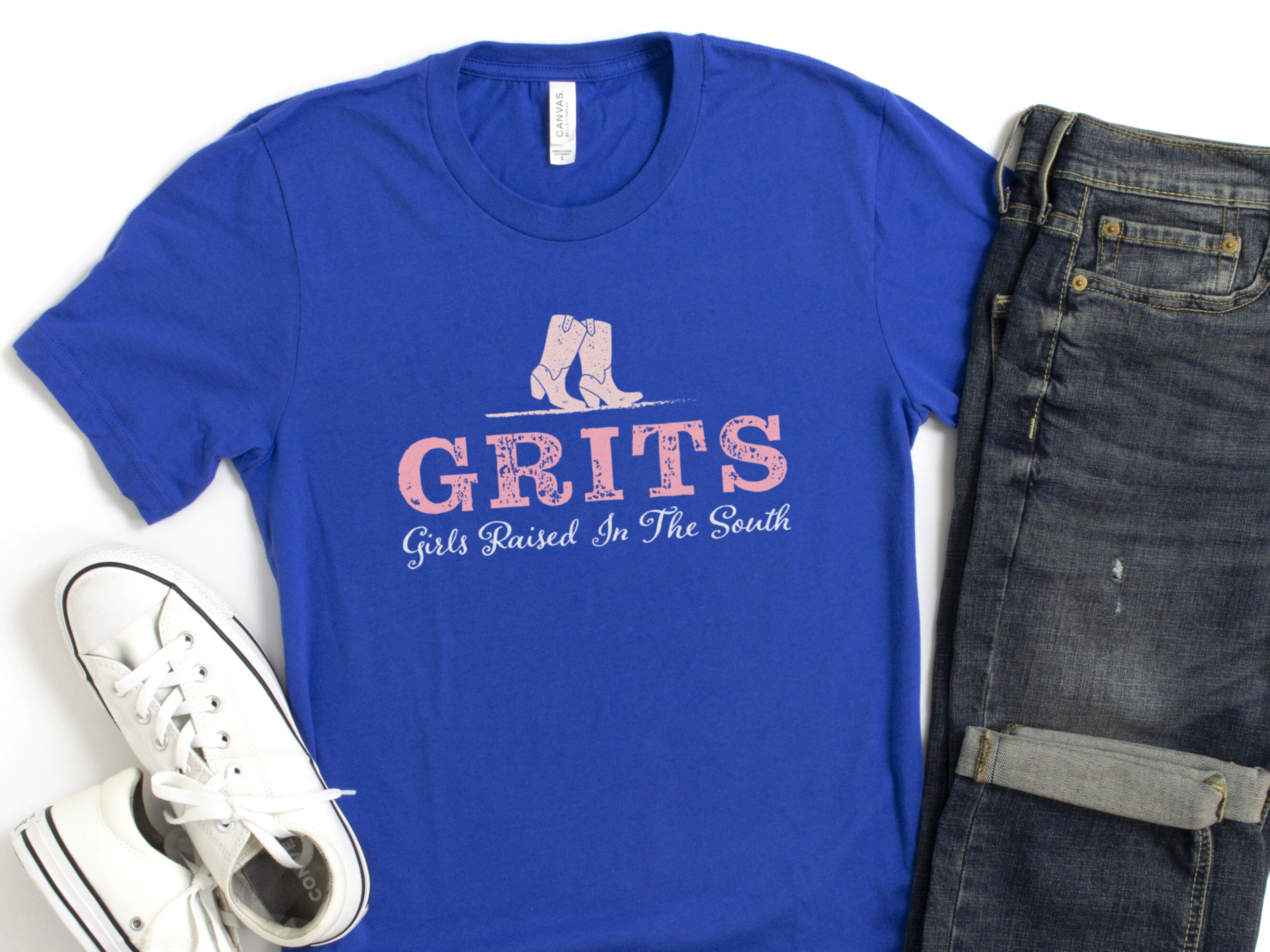 GRITS Girls Raised in the South Shirt, Unisex Funny Girl Shirt, Sassy ...