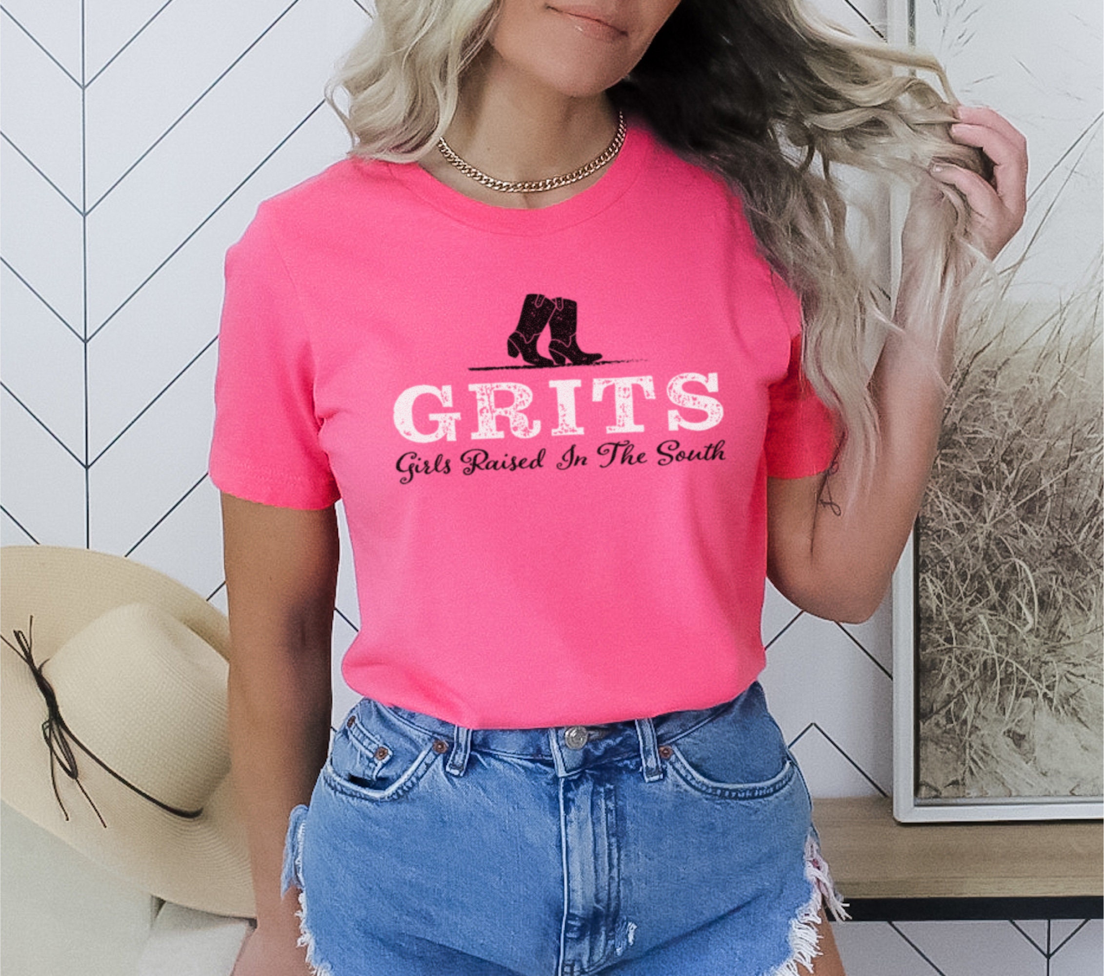 GRITS Girls Raised in the South Shirt, Unisex Funny Girl Shirt, Sassy ...