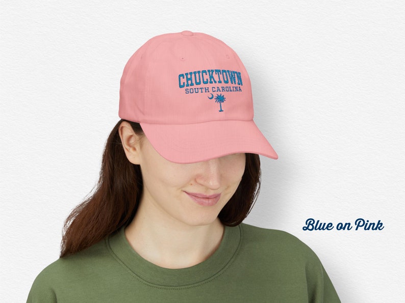 Charleston Embroidered Dad Cap, Chucktown Adjustable Unisex Baseball ...